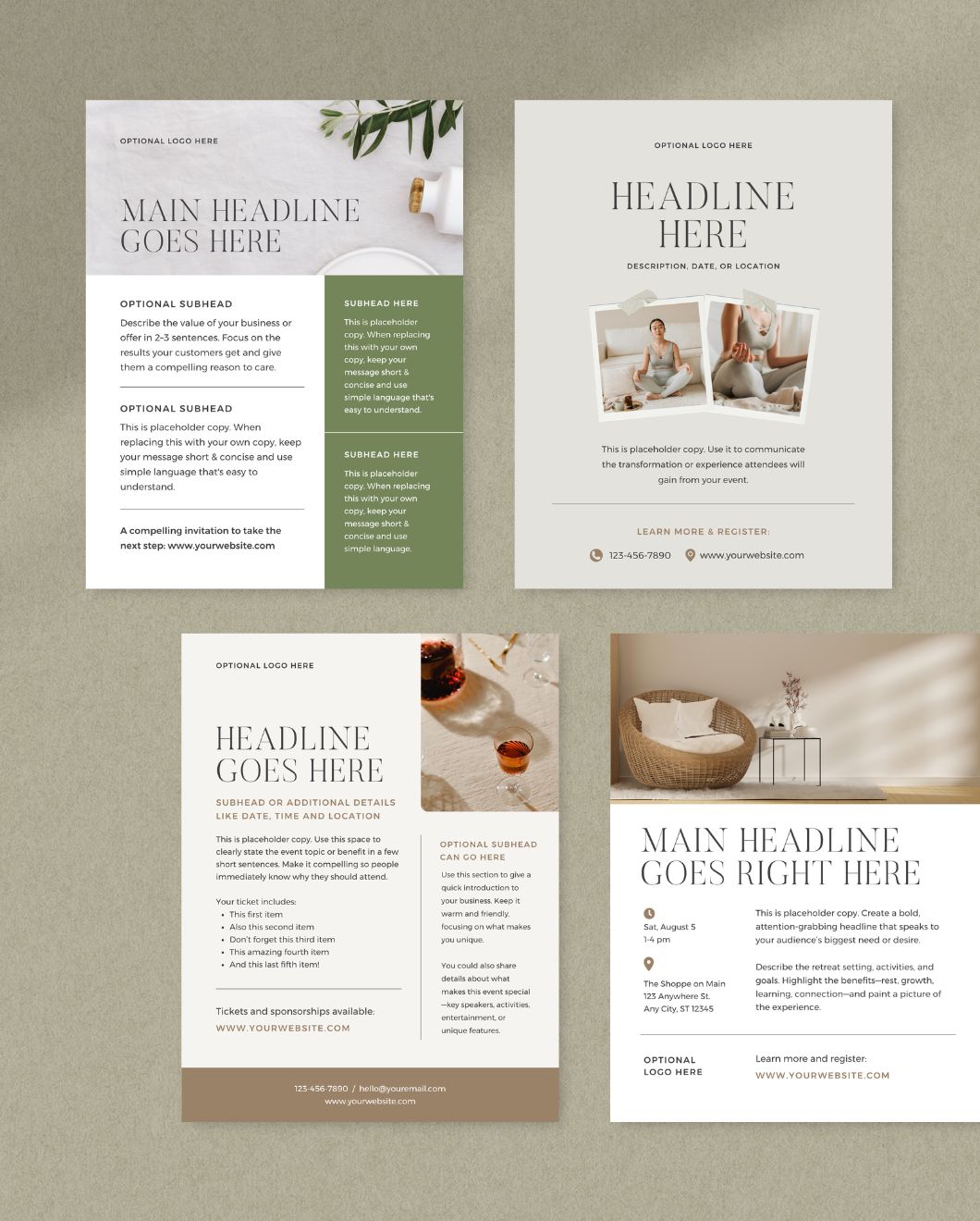 Flyer Template Restyle - Hey Hello Studio